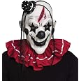 Amazon.com: Fun World Clown Mask Multicoloured Accessory, White/Black ...