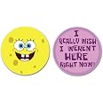Amazon.com: SpongeBob SquarePants 2.25-Inch Button Set : Clothing ...