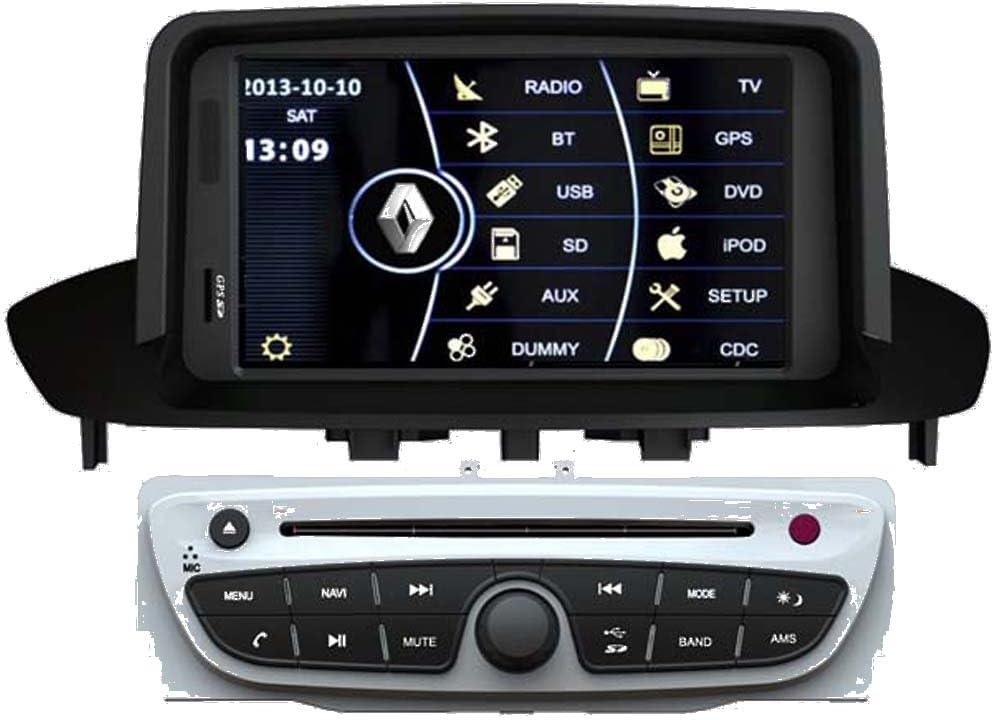 Generic 7 inch Car DVD Player for Renault Megane III with GPS ...