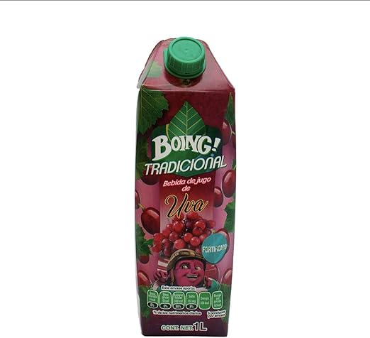 Boing Boing Jugo sabor Uva de 1 Lt, Uva, 1000 mililitros: Amazon.com.mx ...