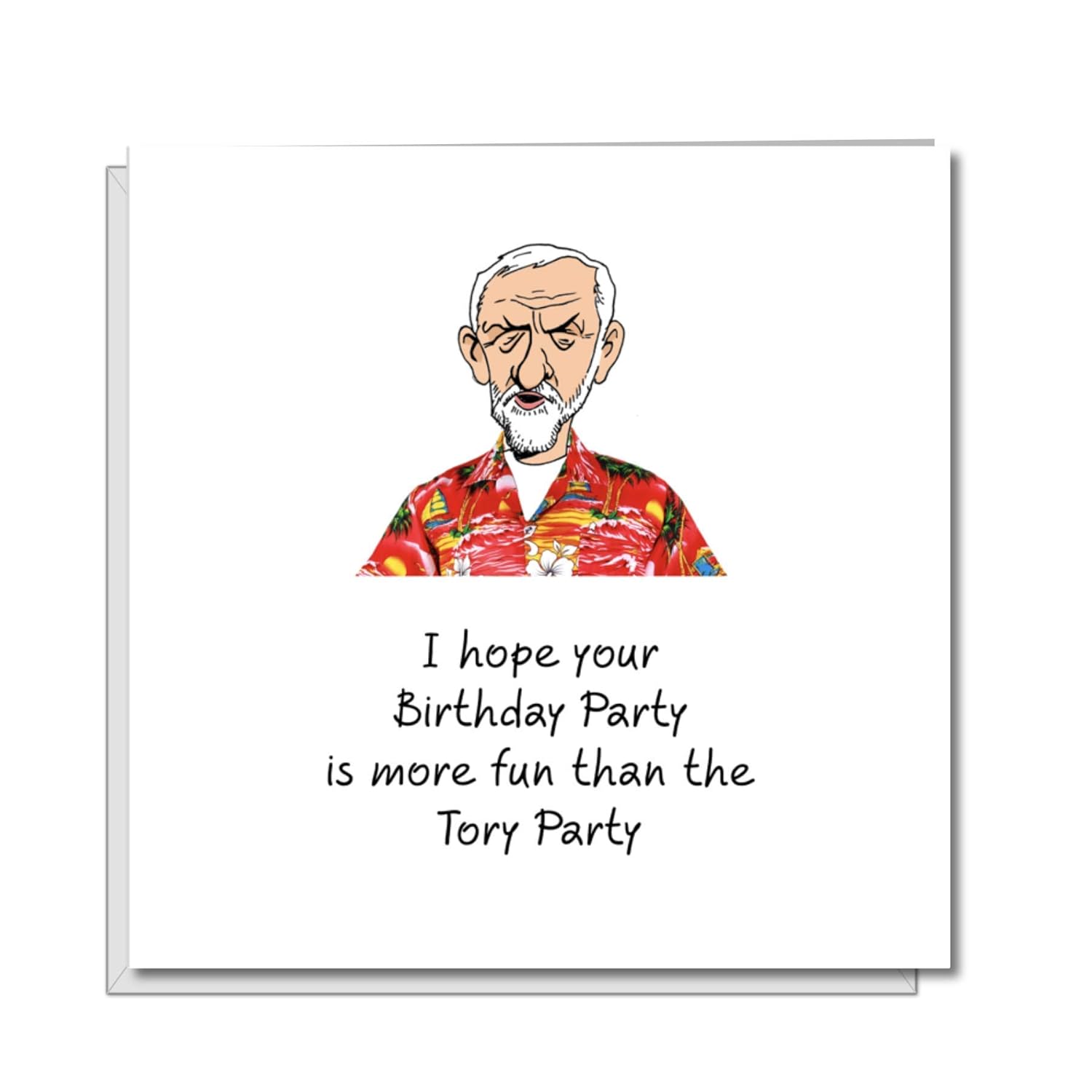 Jeremy Corbyn Birthday Card - Labour Party Card - Corbyn Cartoon ...