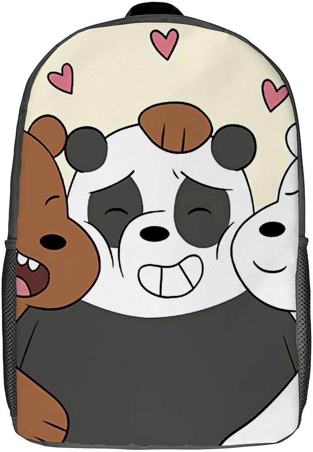 We Bare Bears Photos Backpack bag Stylish Durable Anti Theft Laptop ...