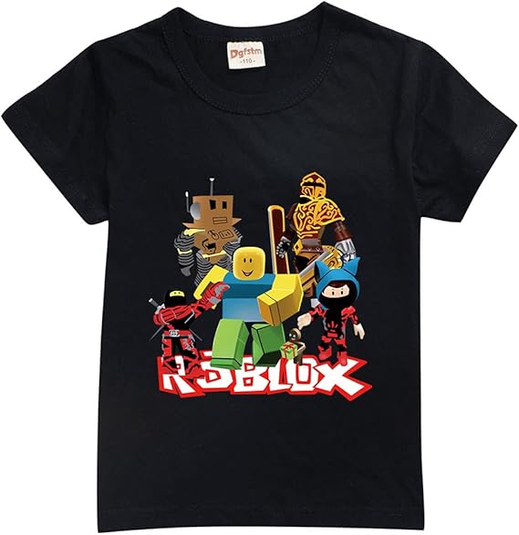 Roblox T-Shirt Summer Boys Girls Black Sweatshirt for Kids and Teens 3 ...