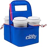 Amazon.com: Drink Caddy Portable Drink Carrier and Reusable Coffee Cup ...