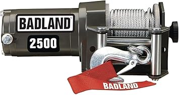 Amazon.com: BADLAND 2500 Lbs. ATV/Utility Electric Winch with Wireless Remote Control: Car ...