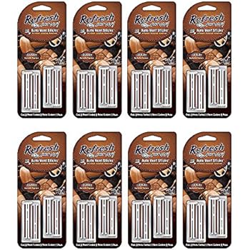 Amazon.com: Refresh Your Car Auto Vent Sticks, 4-Pack, Fine Leather ...
