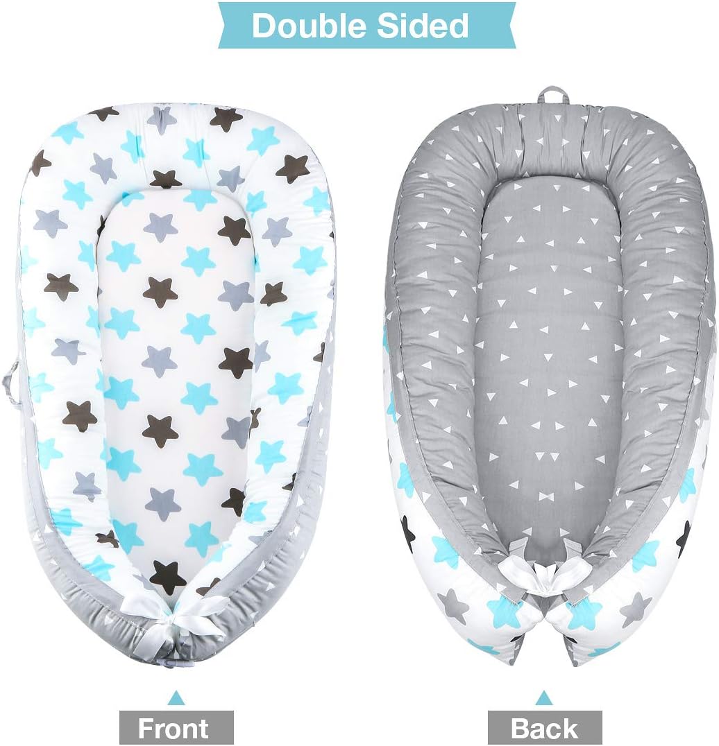 Luchild Baby Nest for Newborn and Babies, Baby Pod Cocoon Double Sided ...
