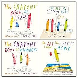 Crayons drew daywalt 4 books collection set: Amazon.co.uk ...