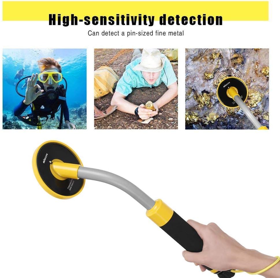 KKmoon Underwater Metal Detector – Pulse Induction Technology(PI),LED ...