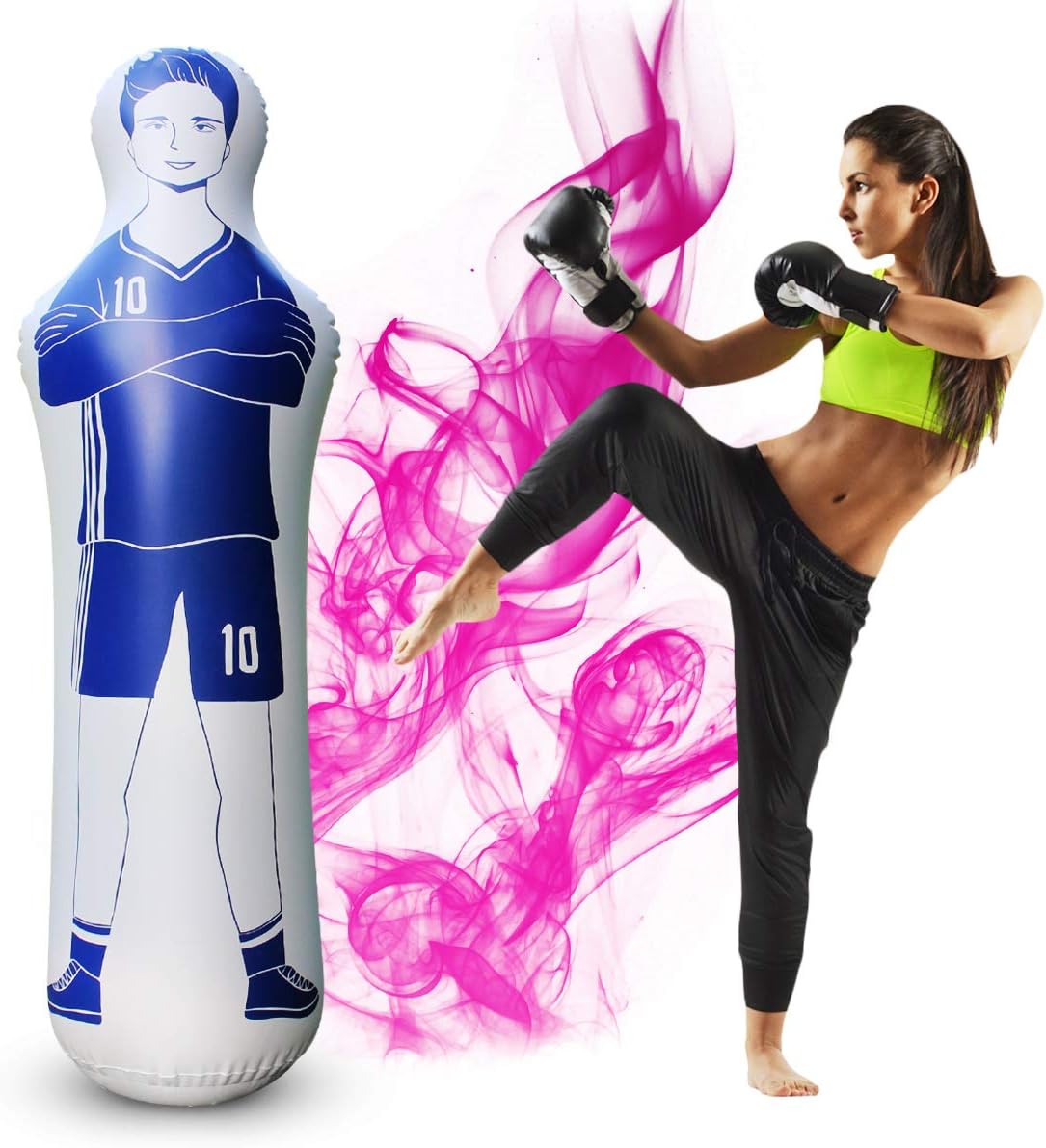 Inflatable Soccer Dummy Goalkeepr Air Mannequin Free Kick Defender Wall ...