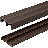 Amazon.com: 4 Ft. Long White Plastic Sliding Door Track Set for 1/4 ...