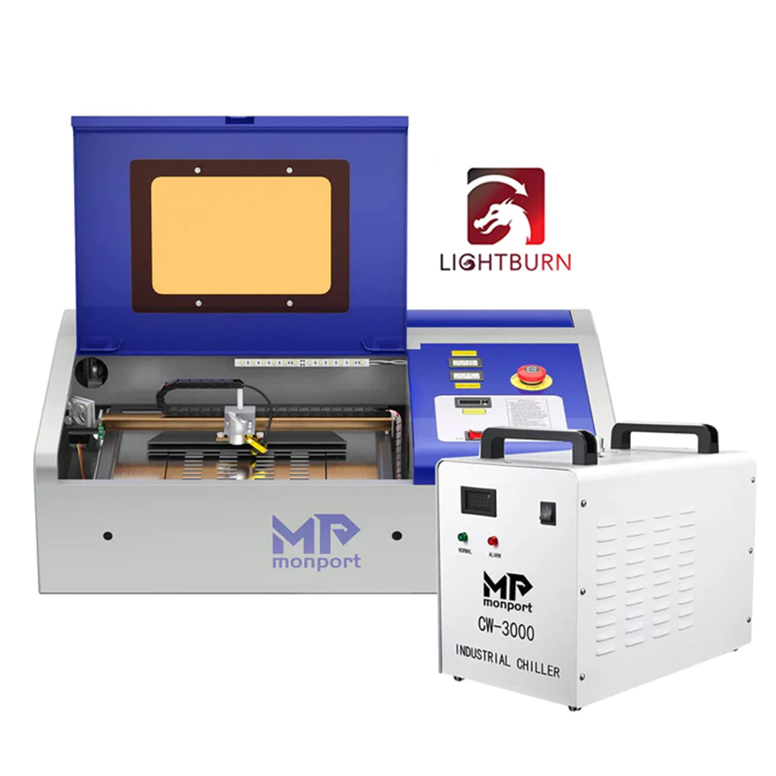 Mua Monport 40W Laser Engraver 40W Lightburn (8" X 12") CO2 Laser ...