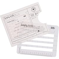 Amazon.com: Lettering Envelope Addressing Stencil - Template Ruler ...