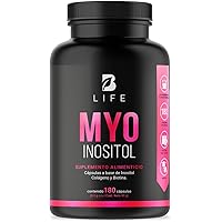 Inositol de 90 Cápsulas de 500 mg. Ingredientes naturales. Myo Inositol ...