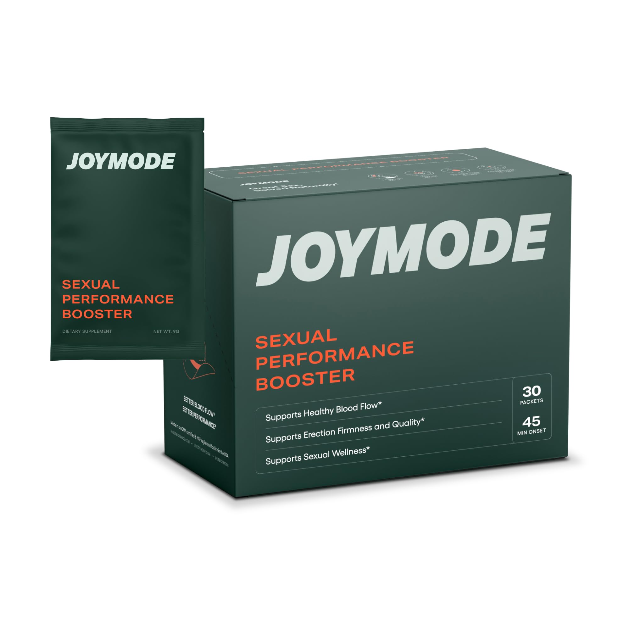 JOYMODE Performance Booster w/Arginine Nitrate, L-Citrulline, Vitamin C, and Ginseng - 30 ...
