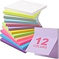 Amazon.com : 12 Pack Sticky Notes, 3x3 Inch Colorful Sticky Note, 50 ...