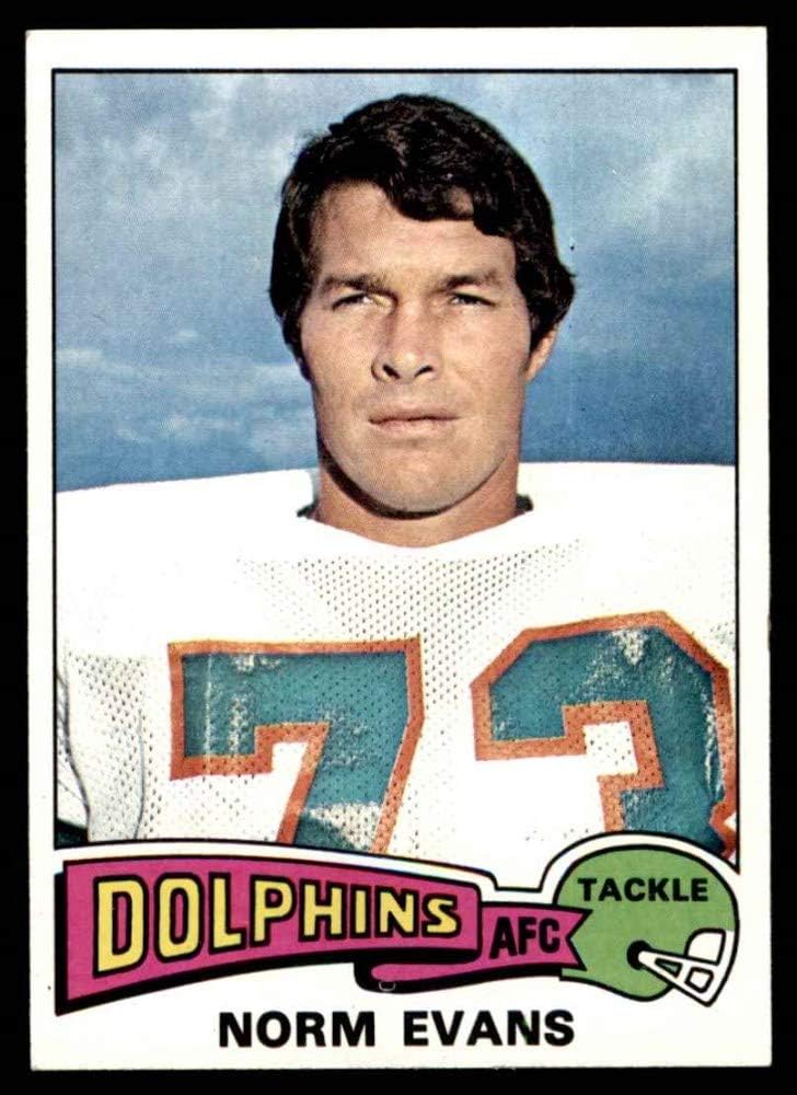 Amazon.com: 1975 Topps # 234 Norm Evans Miami Dolphins (Football Card ...