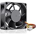 Amazon.com: GDSTIME 12V DC 3PIN 70mm Fan, 70mm x 70mm x 25mm Brushless ...