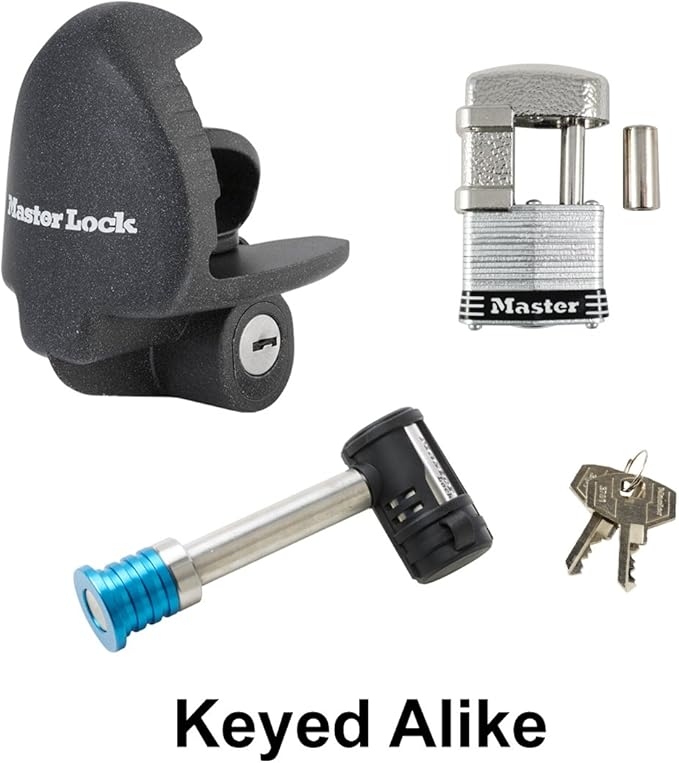 Amazon.com: Master Lock - 3 Trailer Locks Keyed Alike 3KA-379-37 ...