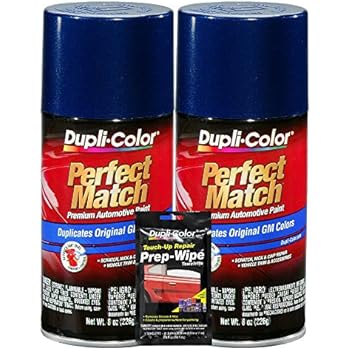 Amazon.com: Dupli-Color Dark Blue Metallic Exact-Match Automotive Paint ...