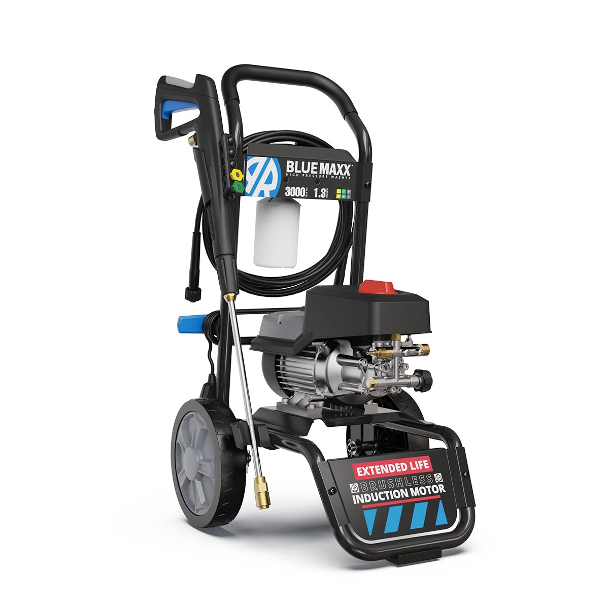 AR Blue Clean Maxx, BM3000 Electric Pressure Washer-3000 PSI, 1.3 GPM ...