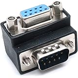Amazon.com: StarTech.com Right Angle DB9 to DB9 Serial Cable Adapter Type 2 - M/F (GC99MFRA2 ...