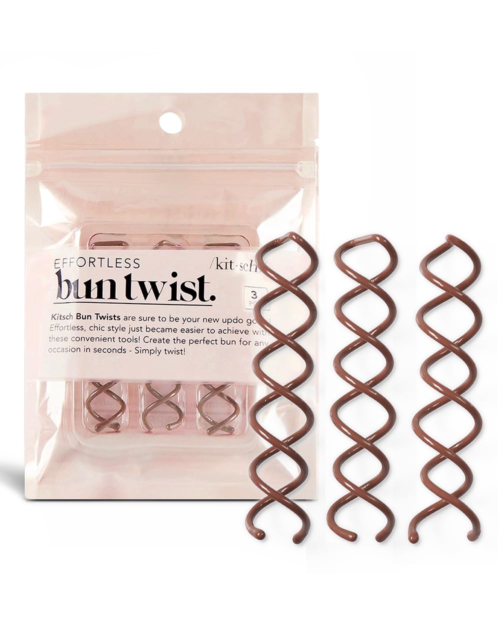 Kitsch Spin Pins for Hair, Spiral Hair Pins for Stylish Hairdos, Mini ...