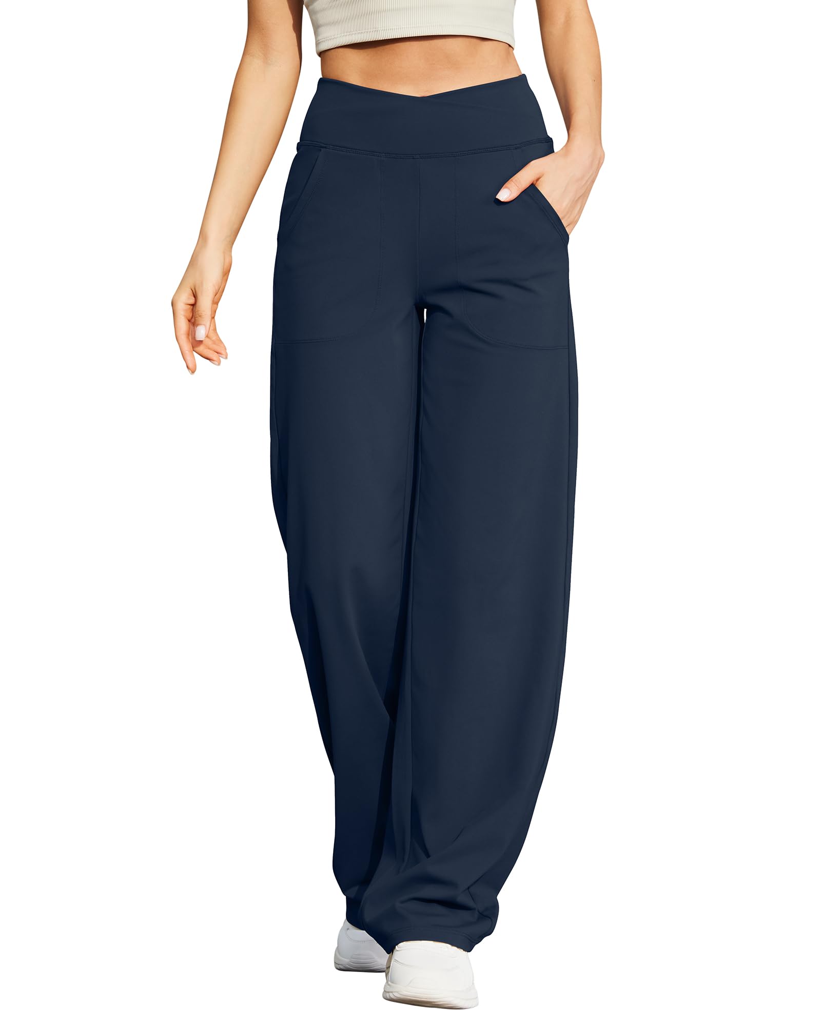 G4Free Bootcut Yoga Pants with Pockets for Women Wide Leg Pants High ...