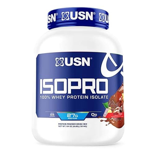USN Supplements IsoPro 100% Whey Protein Isolate Powder - Keto Friendly ...