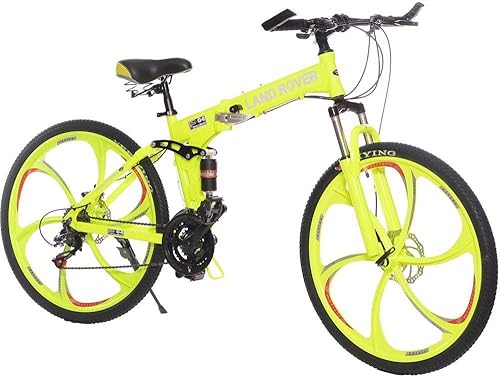 Land Rover Mountain Bikes 26 inch 21 Speeds Suspension Folding Bicycles ...