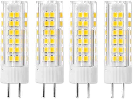 VWV LED GY6.35 Light Bulb Dimmable 6 Watt 500LM, 120V (50-Watt Halogen ...