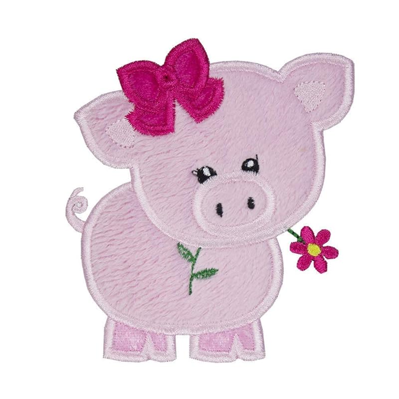 Amazon.com: Ms Pig Patch your choice of sew on or iron on patch: Handmade