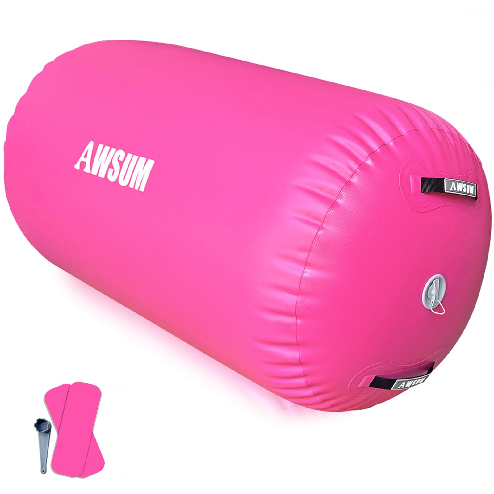 AWSUM Air Roller Gymnastics Barrel Inflatable Tumbling Mat Back ...