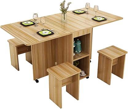 Table pliante table à manger maison rectangulaire simple et facile ...