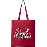 Amazon.com: Whaline 2 Pack Fall Canvas Tote Bags Sunflower Tote Bag ...