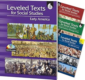 Amazon.com: Leveled Texts for Social Studies: 4-Book Set: Shell ...
