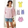 Amazon.com: Simplicity Creative Patterns New Look 6284 Misses' Pullover ...