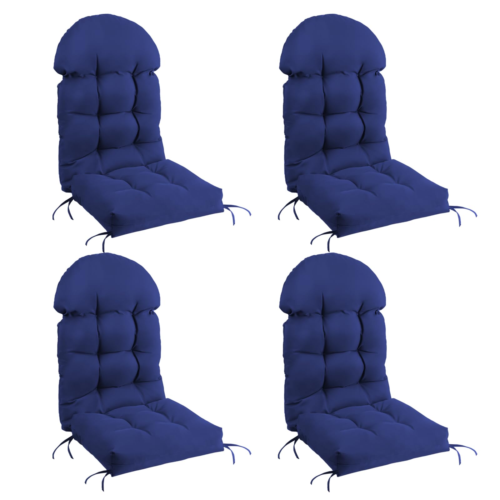 FUNBERRY Patio Chair Cushions Set of 4,Adirondack Chair Cushion ...