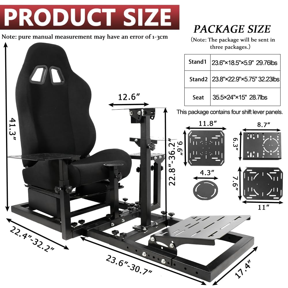 Mua Supllueer Racing Flight Simulator Cockpit with Black Playseat fit ...