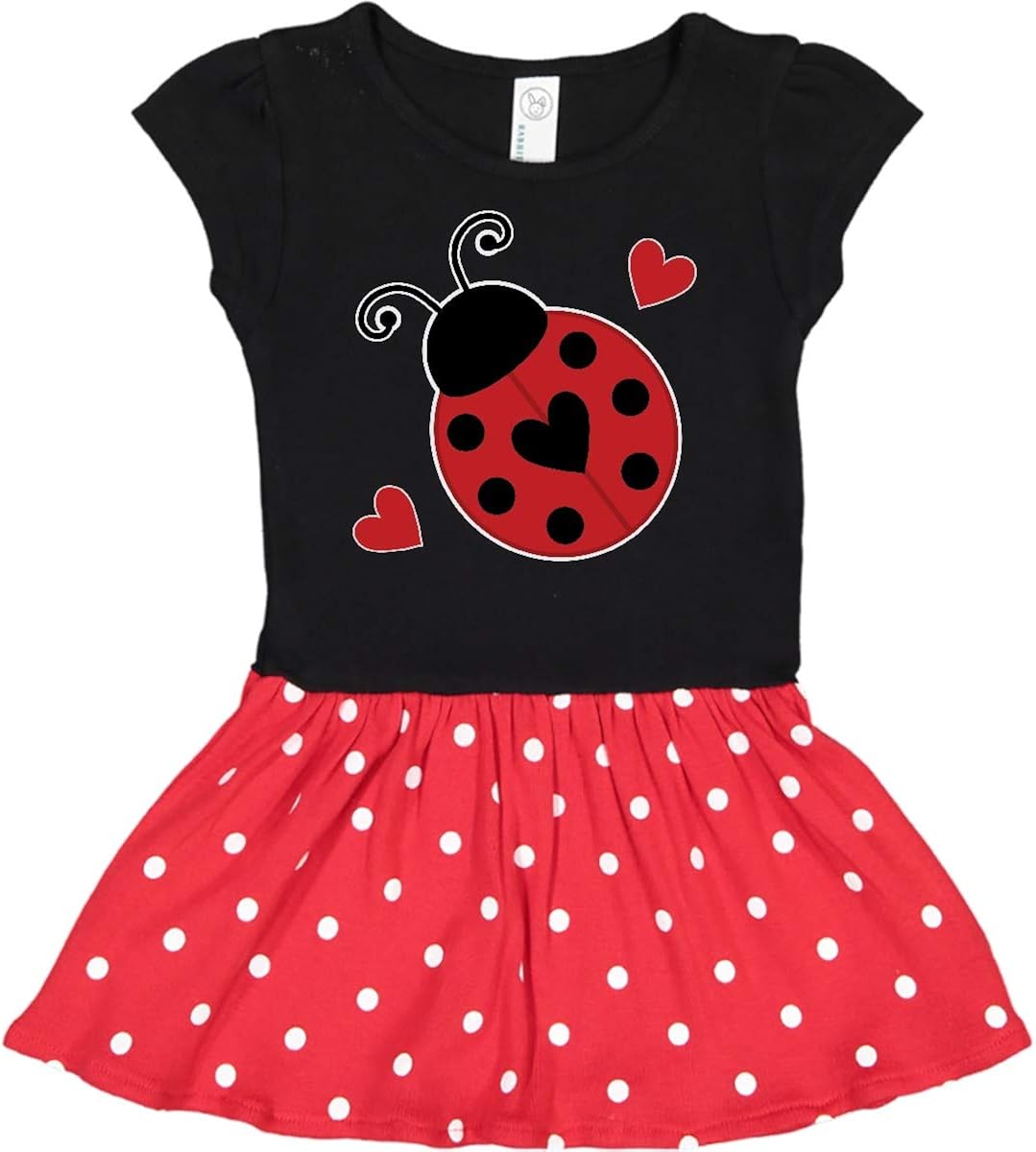 Amazon.com: inktastic Ladybug Lover Red and Black Infant Dress: Clothing