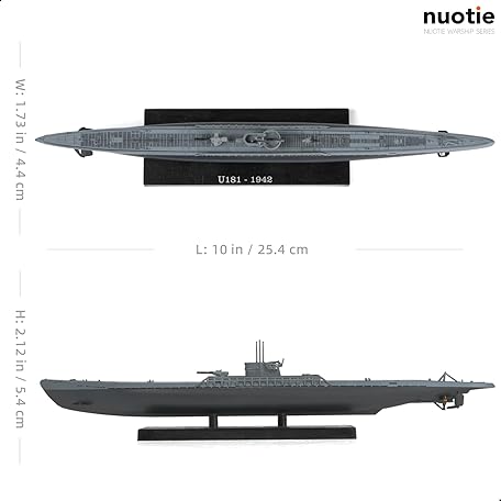 Mua NUOTIE 1/350 U-181-1942 WWII German Kriegsmarine Submarine ...