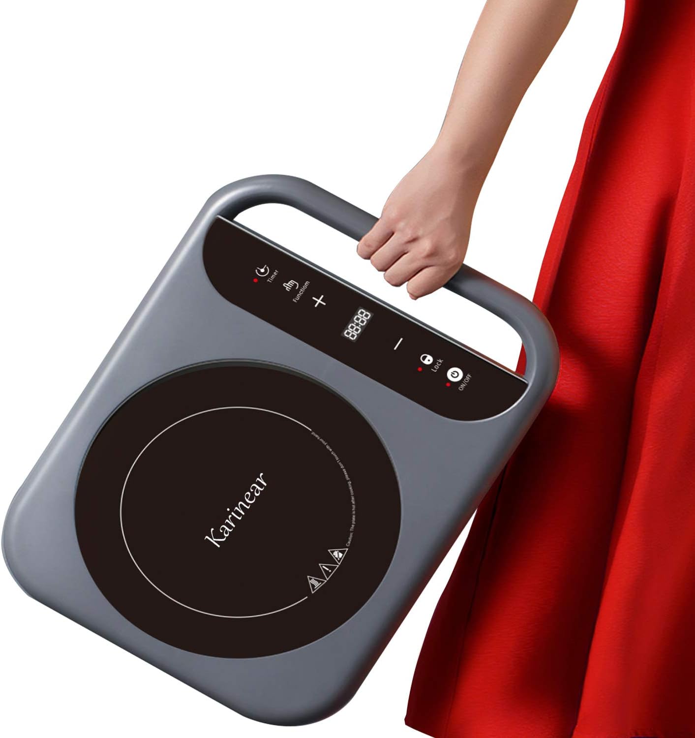 Karinear Single Burner Induction Cooktop with handle Sensor Touch ...