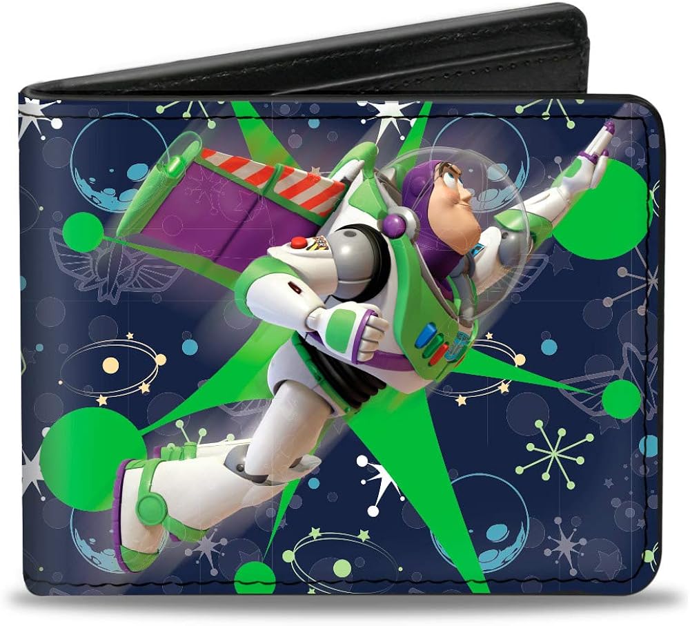 Amazon.com: Buckle-Down Men's Standard Bifold Wallet Toy Story, 4.0" x ...