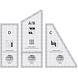 Amazon.com: Creative Grids Scrap Crazy 6 Templates Quilt Ruler 4pc Set ...