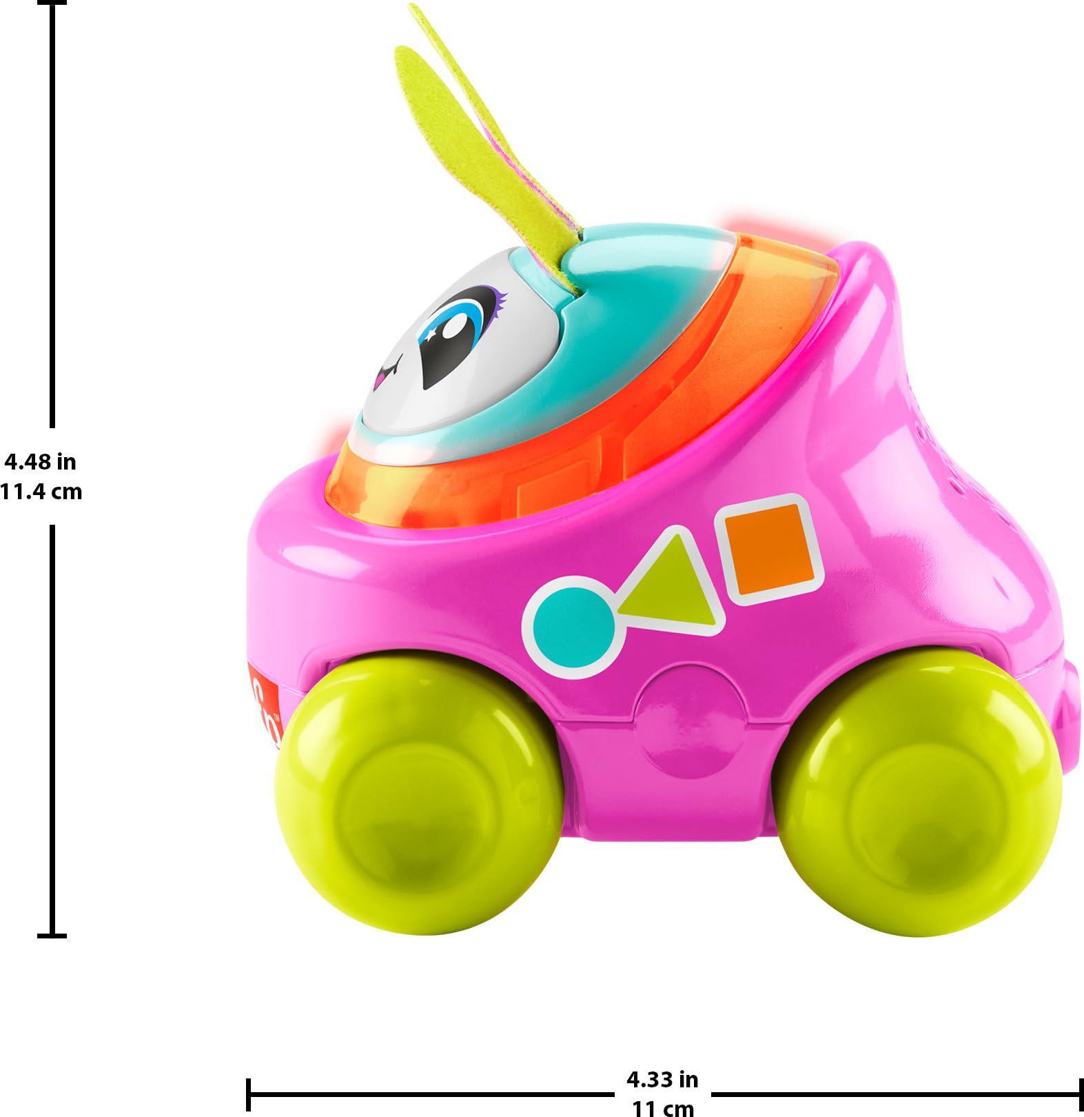 Mua Baby Learning Toy DJ Buggy Pink Push-Along Car with Music & Lights ...