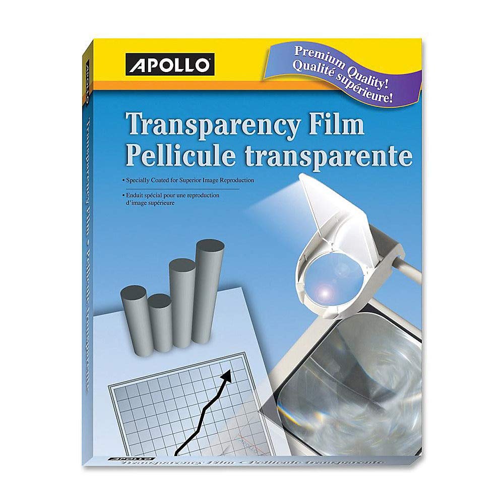 Mua Apollo Transparency Film for Plain Paper Copier, Black on Clear ...