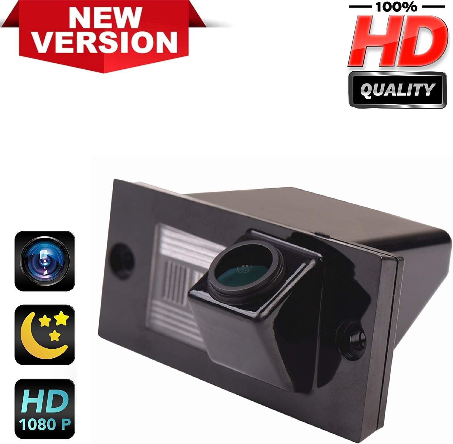 HD 1280x720p Rear Reversing Backup Camera Rearview License Plate Camera ...