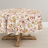 Amazon.com: Horaldaily Fall Tablecloth 70x70 Inch Round, Thanksgiving ...