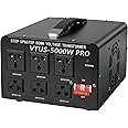 Amazon.com: LVYUAN 5000 Watt Voltage Converter Transformer Heavy Duty Step Up Step Down AC 110V ...