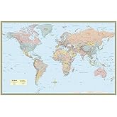 U.S. Map Poster (32 X 50 Inches) - Laminated: - A Quickstudy Reference ...